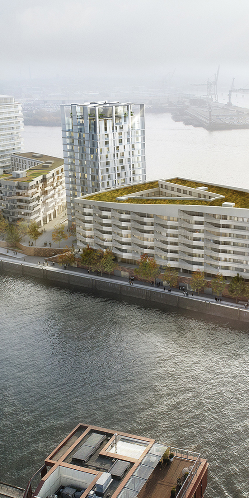 Strandkai in der Hafencity, Hamburg - ASSMANN